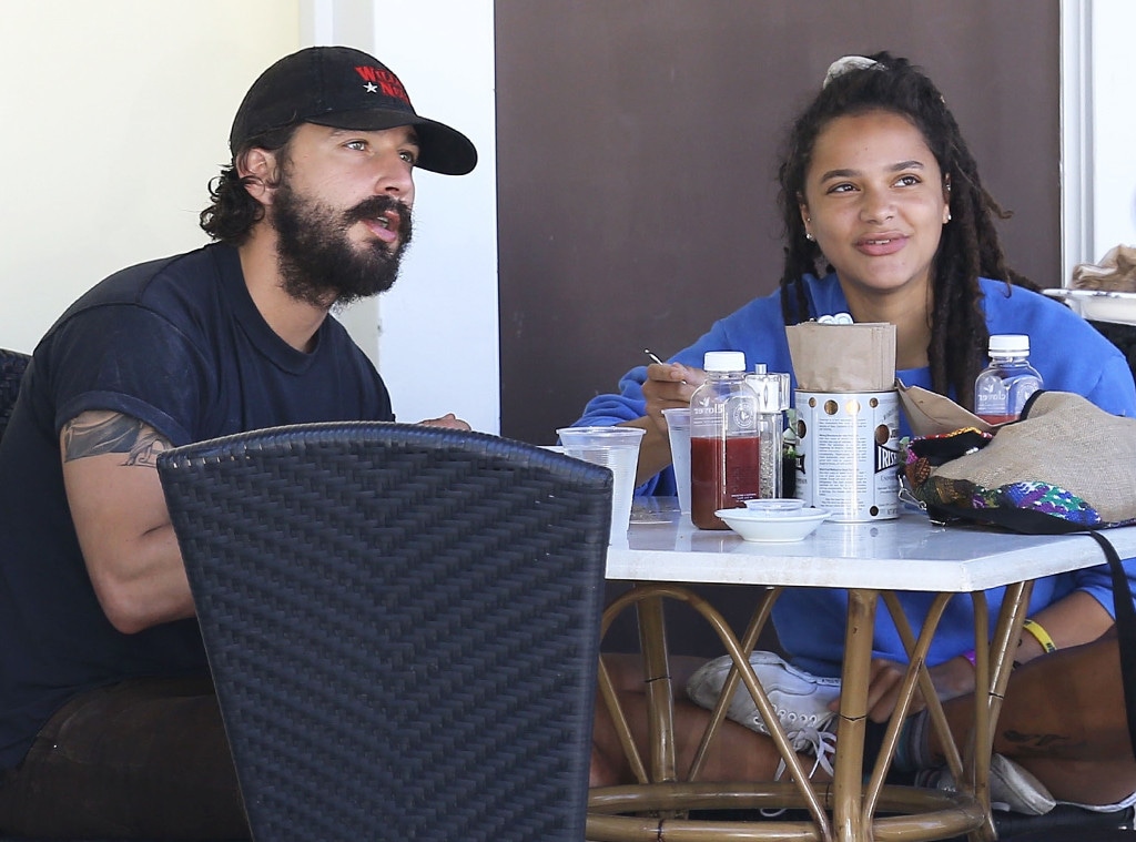 Shia Labeouf Steps Out For Lunch With Mystery Woman